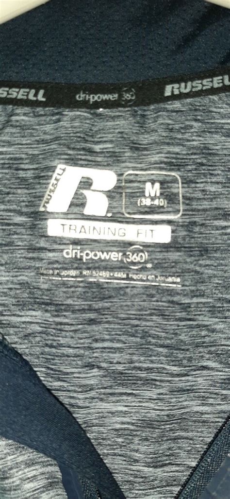 Russell Training Fit Dri Power 360 Long Sleeve 14 Zip Mens Activewear