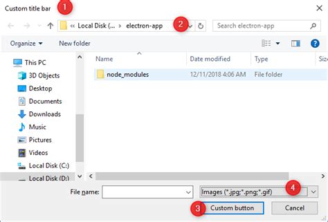 Showopendialog Select Dirs And Open Files Electrons Dialog Module