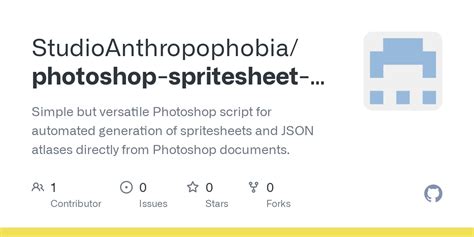 GitHub StudioAnthropophobia Photoshop Spritesheet Atlas Simple But Versatile Photoshop Script