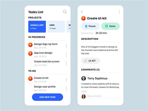 Simple Task Tracker By Marina Migel On Dribbble