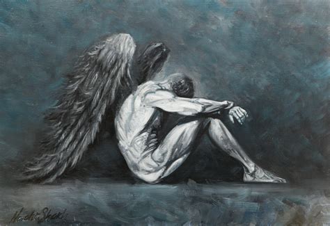 Fallen Angel Drawings Artistic Interpretations Of Angelic Rebellion