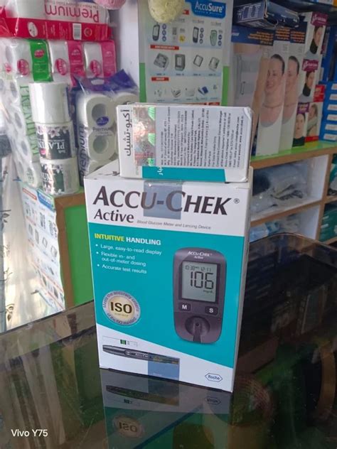 Accu Chek Active Glucometer Number Of Test Strips 10 Strips At ₹ 900