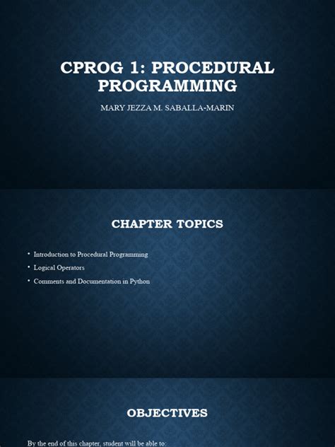 4 Procedural Programming Pdf Data Type Boolean Data Type