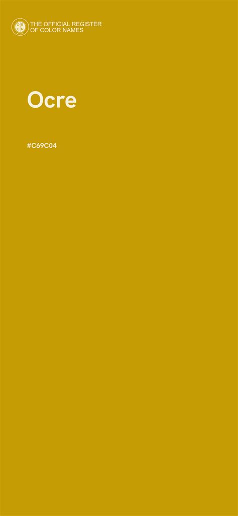 Ocre Color C69c04 The Official Register Of Color Names