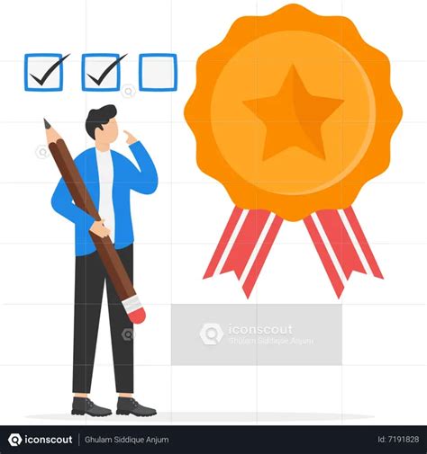 Businessman With Employee Check Quality With Passed Checklist