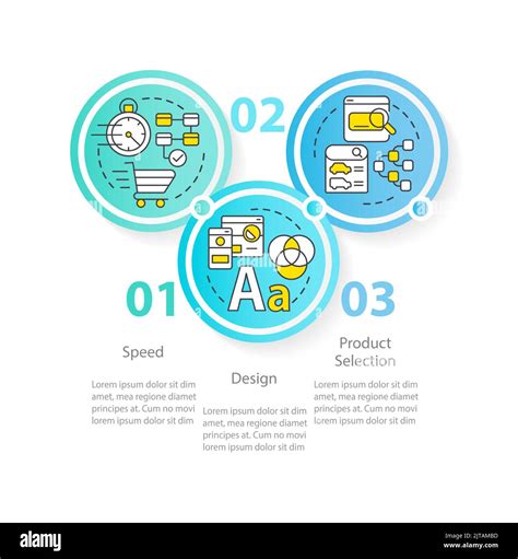 Customer Requirements From Ecommerce Blue Circle Infographic Template Stock Vector Image And Art