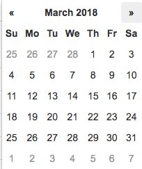 Jquery React DatePicker Highlight Current Month S Days Stack Overflow
