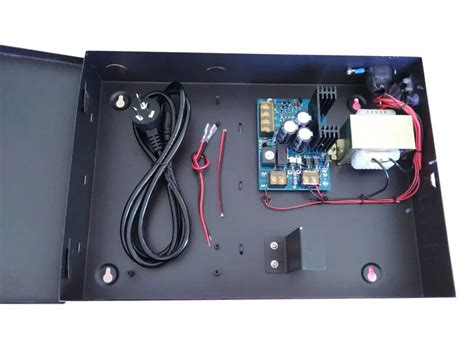 tcp ip two door access controller kit power case with battery space