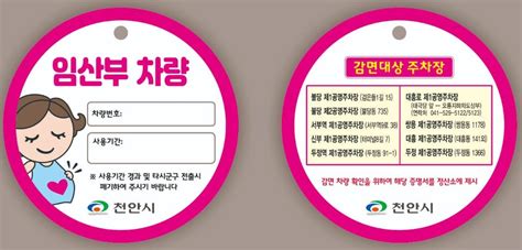 천안 임산부 차량에 공영주차장 주차요금 면제 아이피티비뉴스