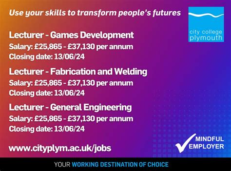 City College Plymouth On Linkedin Hiring Lecturer Engineering