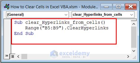 How To Clear Cells In Excel VBA 9 Easy Methods