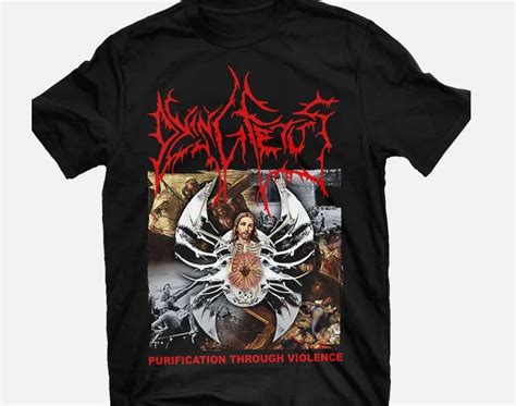 Rare Dying Fetus Band Artwork Black T Shirt Unisex Short Sleeve S 5xl