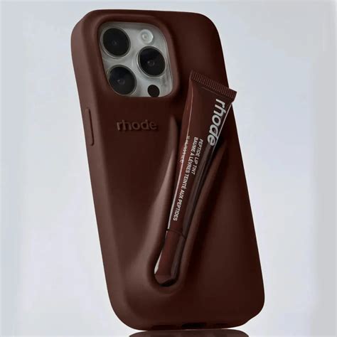 Rhode Iphone Case And Lip Gloss Autumn Limited Edition Espresso