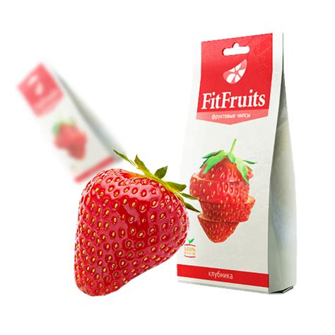 Фруктовые чипсы FitFruits - клубника | отзывы