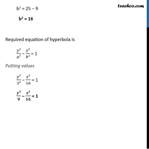 Ex Find Hyperbola Vertices Foci