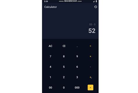 a calculator app with history build with flutter