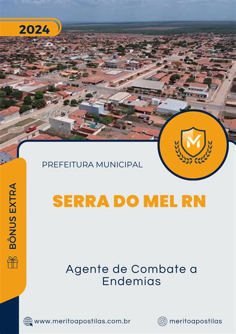 Apostila Agente De Combate A Endemias Prefeitura Serra Do Mel Rn 2024