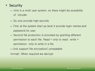 Unix Shell Programming Intro Part 1 PPT