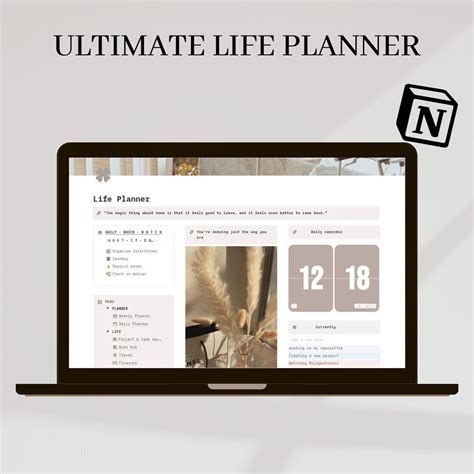2025 Notion Life Planner Template All In One Notion Dashboard That