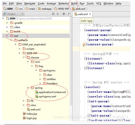 Idea中web项目 Class Path Resource Applicationcontextxml Cannot Be Opened Because It Does Not