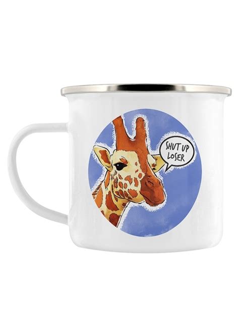 Cute But Abusive Shut Up Loser Enamel Mug Enamel Mug Free Shipping