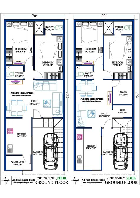 20 X 50 Homes Floor Plans