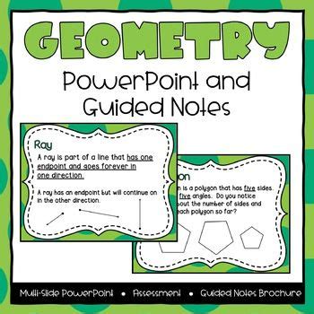 Polygons Powerpoint And Guided Notes Third Grade Google Slides In 2024 Guided Notes