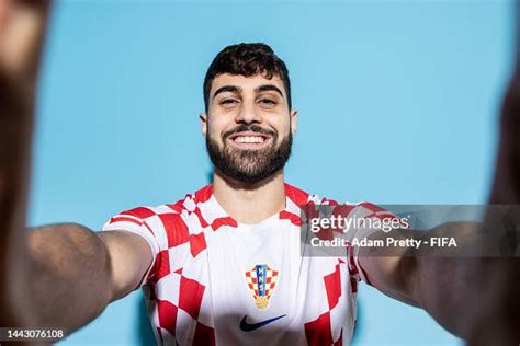 Josko Gvardiol Of Croatia Poses During The Official Fifa World Cup