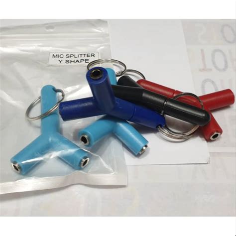 Jual Mic Shape Jack Rca Mic Splitter Y Shape Bentuk Y Shopee Indonesia