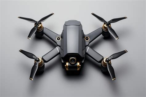 A Drone With Four Propellers Premium Ai Generated Image