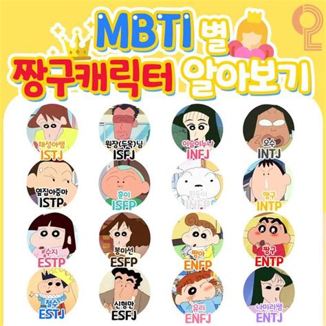 홍차넷 짱구로 보는 Mbti