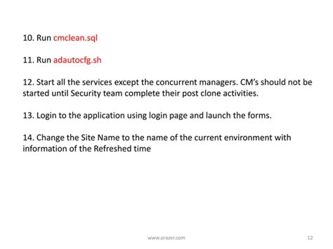 Cloning Oracle Ebs R12 A Step By Step Procedure Pptx Databases Computer Software And