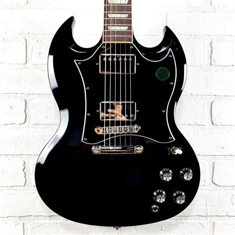 Gibson Sg Standard Ebony Motor City Guitar