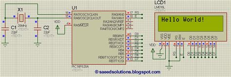 LCD (16x2) Interfacing With PIC16F877A Simulation |Liquid, 49% OFF