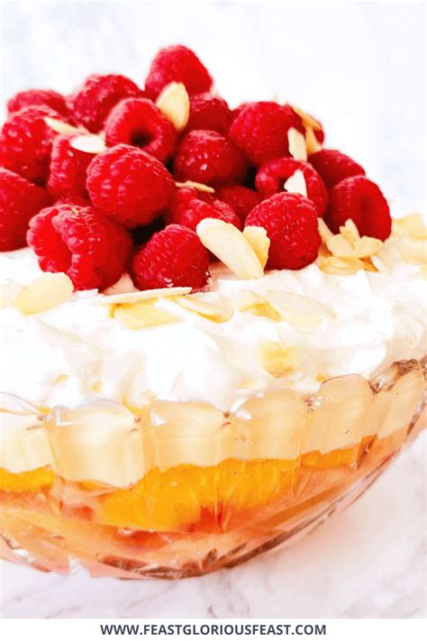 Easy Sherry Trifle With Jelly Sponge Fingers Feast Glorious Feast