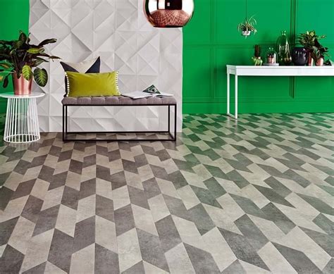 Angular Geometric Pattern Luxury Vinyl Flooring Angular Geometric Pattern Luxury Vinyl Flooring