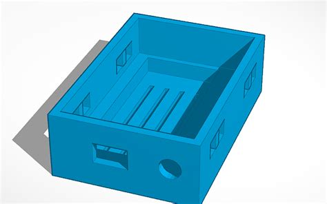 3d design arduino nano case v3 bottom tinkercad
