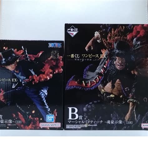一番くじ ワンピースex 悪魔を宿す者達 Vol2 A賞 サボ B賞 ティーチの通販 By バリs Shop｜ラクマ