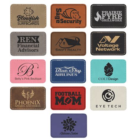 3x2 Rectangle Leatherette Patch With Adhesive Merchwrks Llc