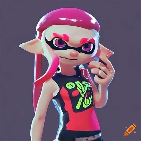 Splatoon Inkling Female Character On Craiyon