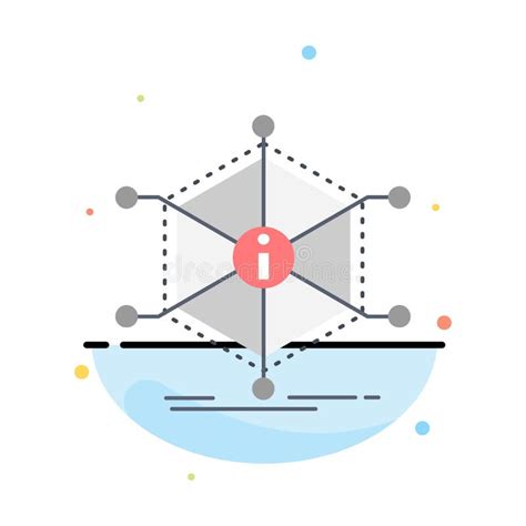 Data Help Info Information Resources Flat Color Icon Vector Stock Vector Illustration Of