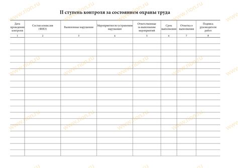 Журнал учета соблюдений требований пром безопасности 1 и 2 ступени ...