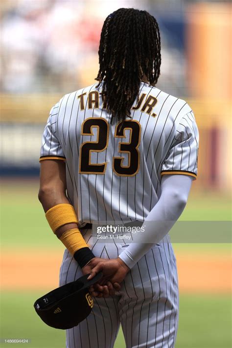 Fernando Tatis Jr 23 Of The San Diego Padres Looks On Prior To Game