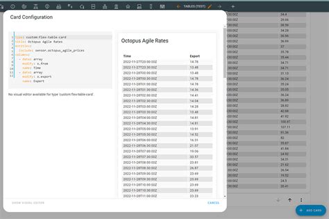 Flex Table Card Dashboards And Frontend Home Assistant Community