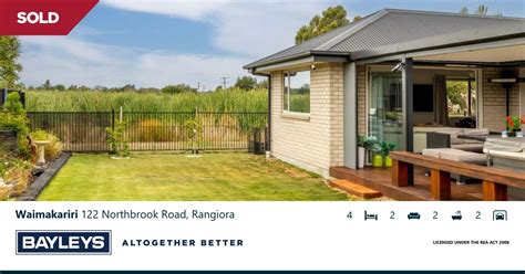 Residential Asking Price Nz 830 000 122 Northbrook Road Rangiora