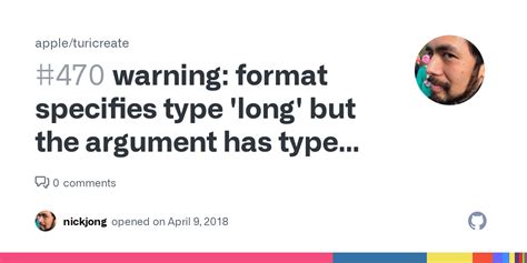 Warning Format Specifies Type Long But The Argument Has Type Turi Flex Int Aka Long Long