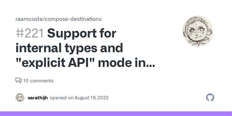 Support For Internal Types And Explicit Api Mode In Library Projects