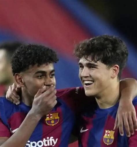 Adolescentes protagonistas Lamine Yamal y Cubarsí el dúo que apoya al Barça JPQ