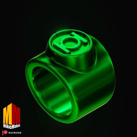 3d File Green Lantern Ring・3d Printable Model To Download・cults