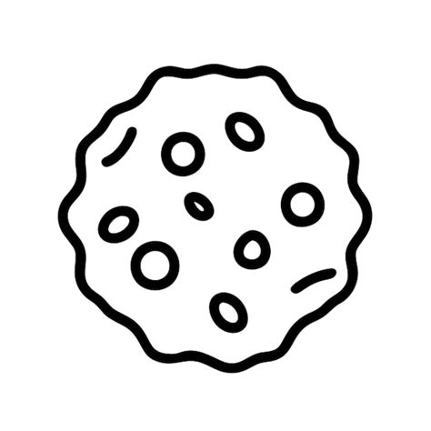 Premium Vector Cookie Icon Outline
